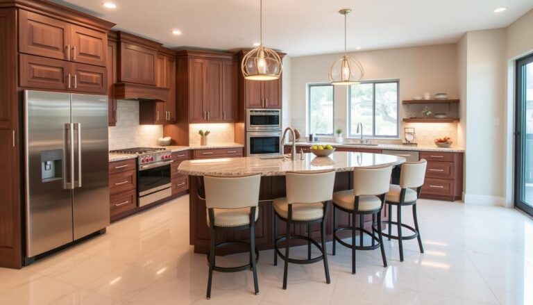 What is the Ideal Size for a Kitchen Island? | American Home